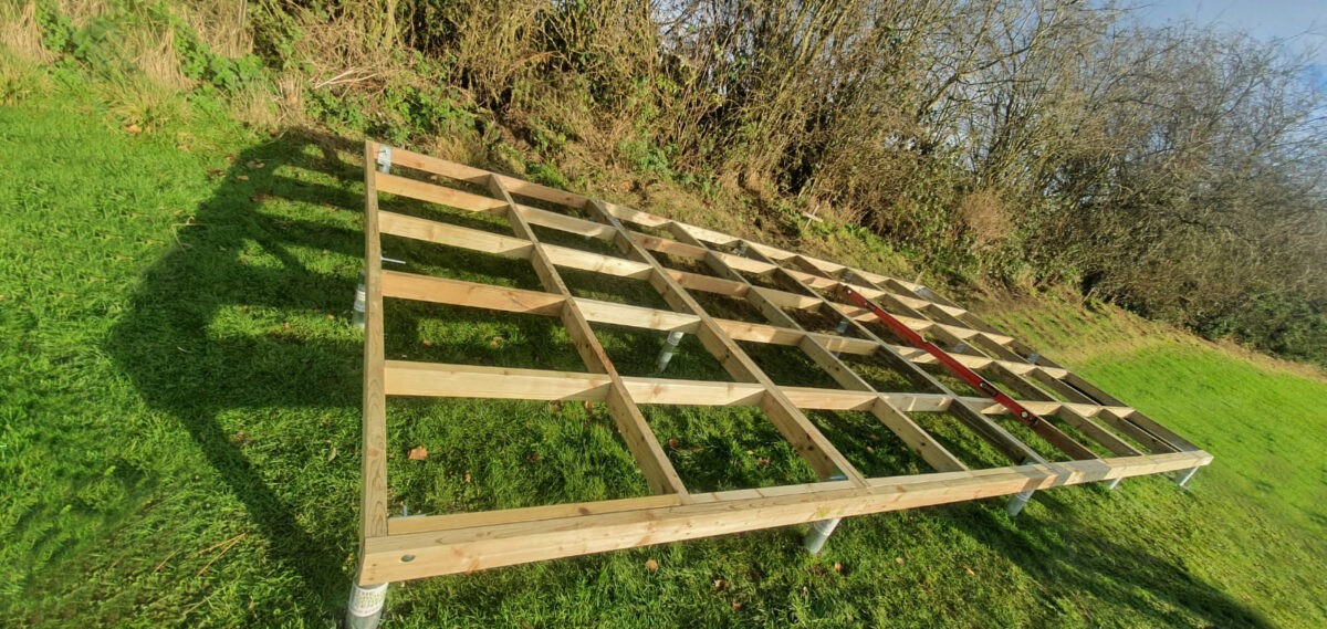 Ground Screw Foundations - Noah Garden Rooms