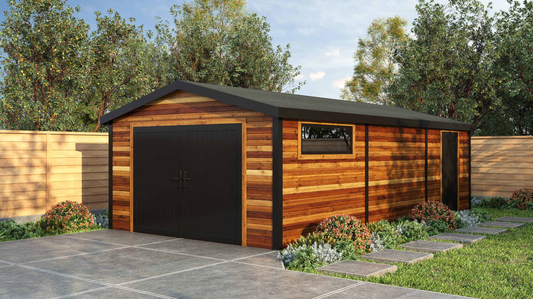 Surrey Cedar Garage - Noah Garden Rooms