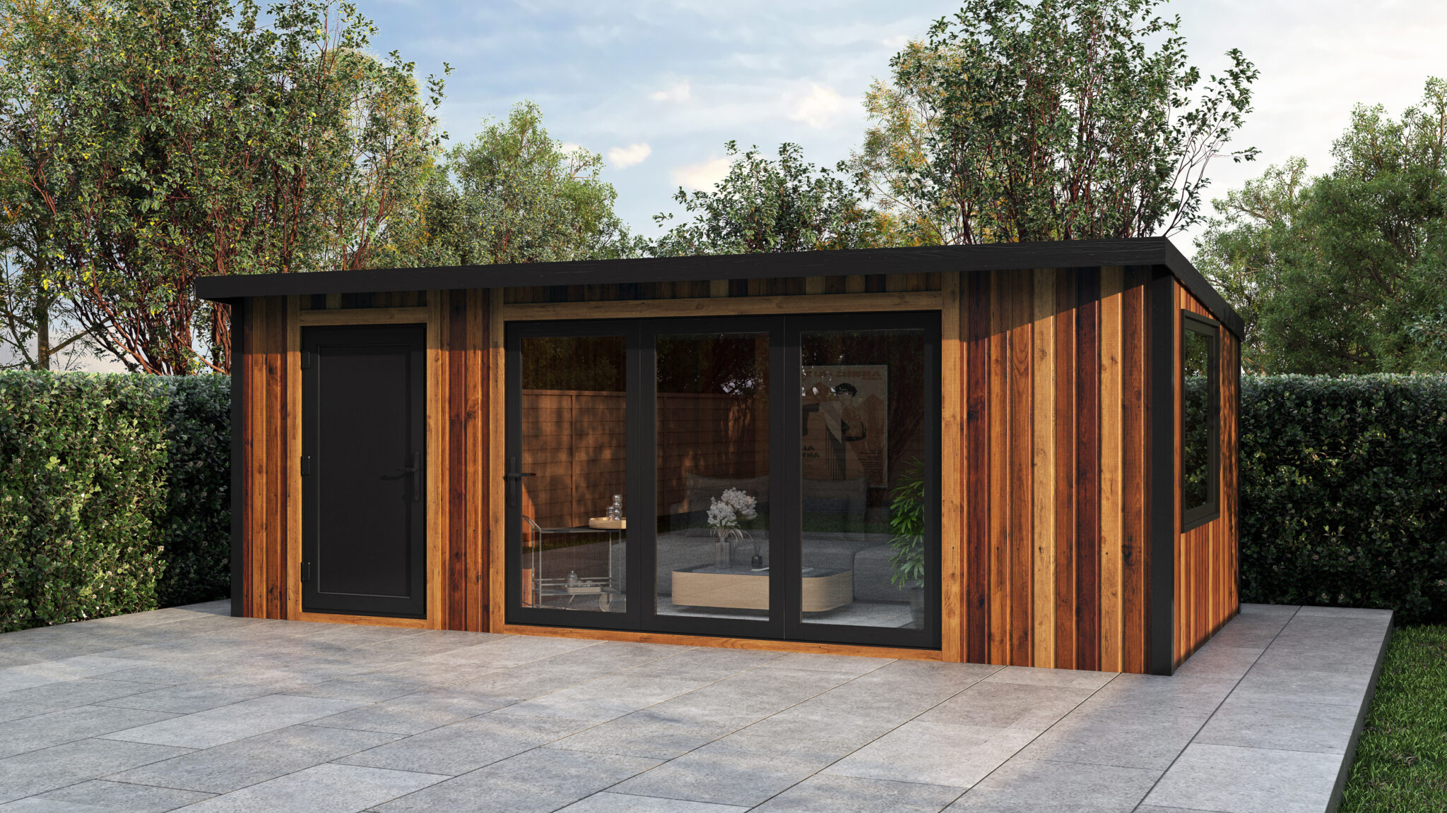Windsor Cedar Combi Garden Room - Noah Garden Rooms