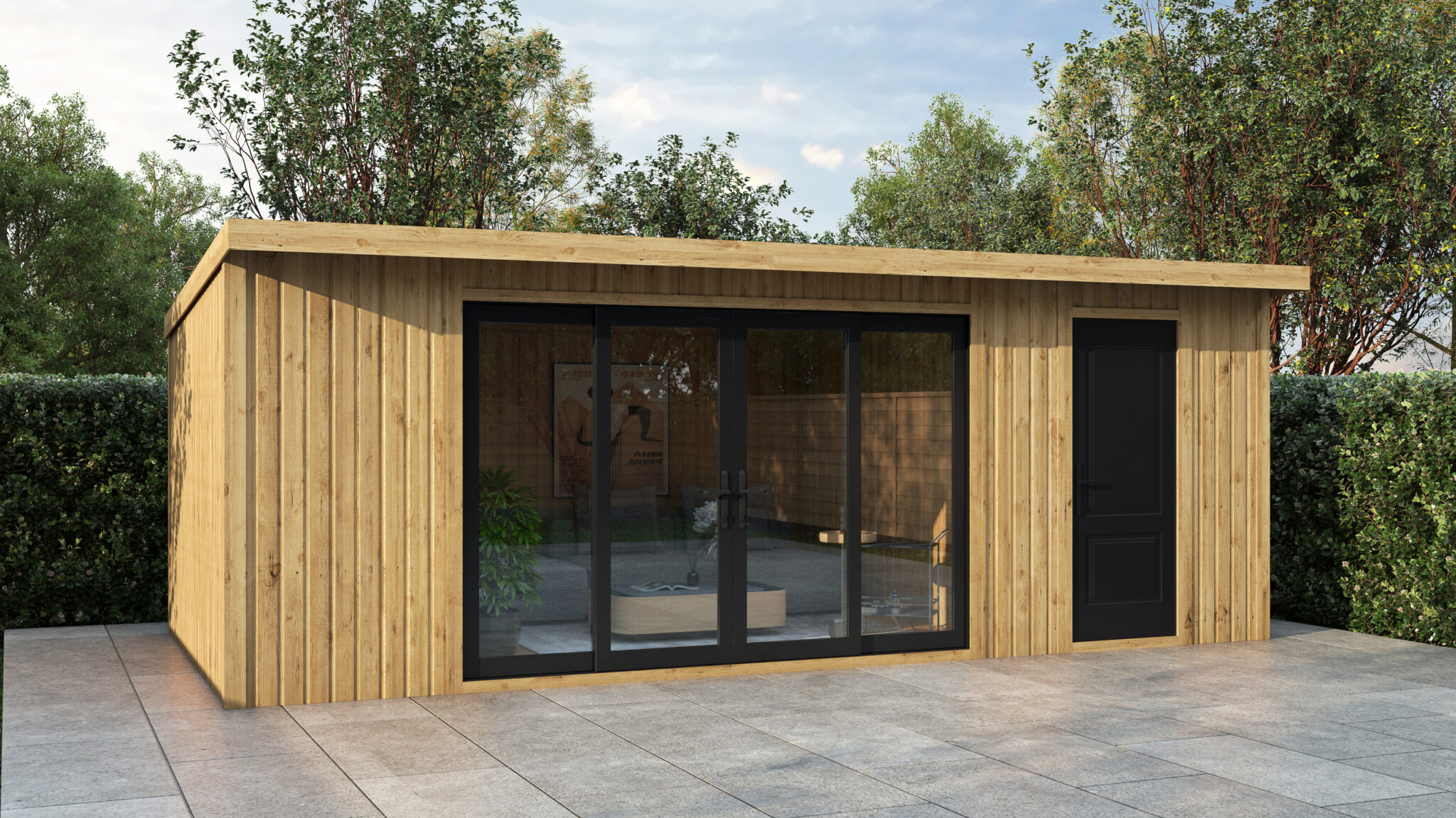 Ascot Timber Deluxe Combi Garden Room - Noah Garden Rooms