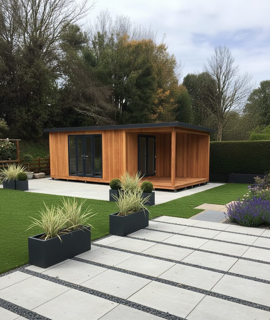 Sennen Cedar Combination Garden Room - Noah Garden Rooms