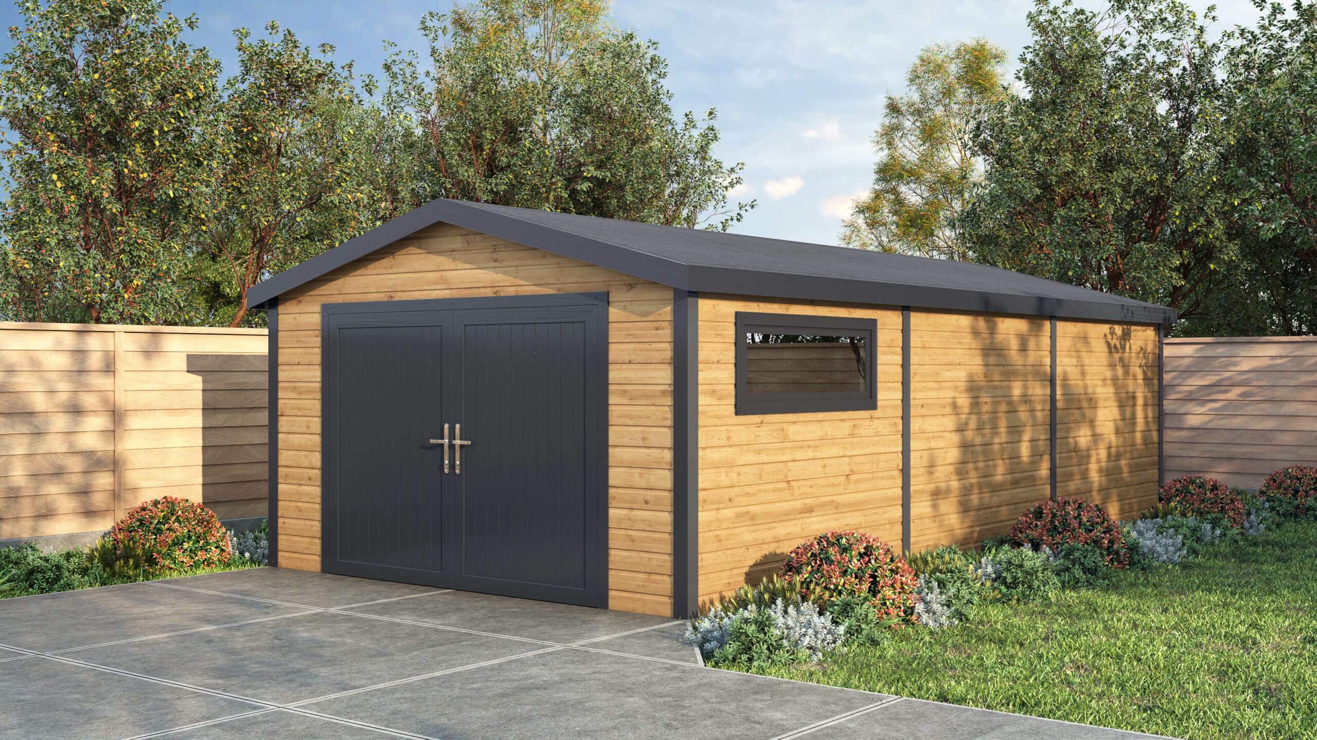 Silverstone Composite Garage | Noah Garden Rooms